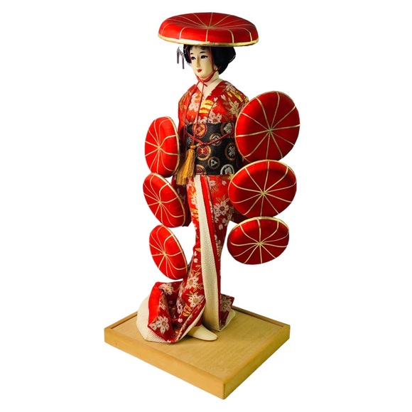 Art | Vintage Nishi Geisha Hat Dancing Doll 18 Japanese Lady Figurine ...